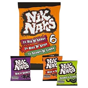 Amazon.com: Nik Naks Assorted 6 X 25G
