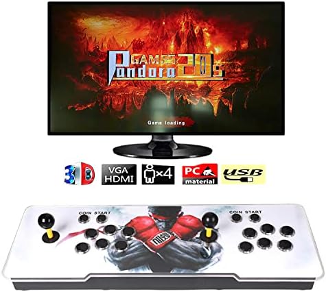 VEGAMED 9900 Games in 1 Pandora's Box Arcade, 3D Arcade Game Console ...