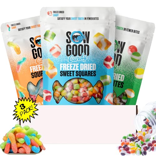 Freeze Dried Candy Variety Pack by Sow Good - Freeze Dried Skittles ...