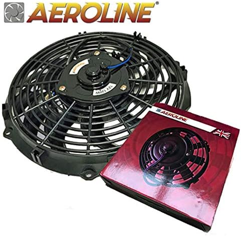 9" Aeroline 80w 12v Electric Radiator Cooling Fan Universal Fitting ...