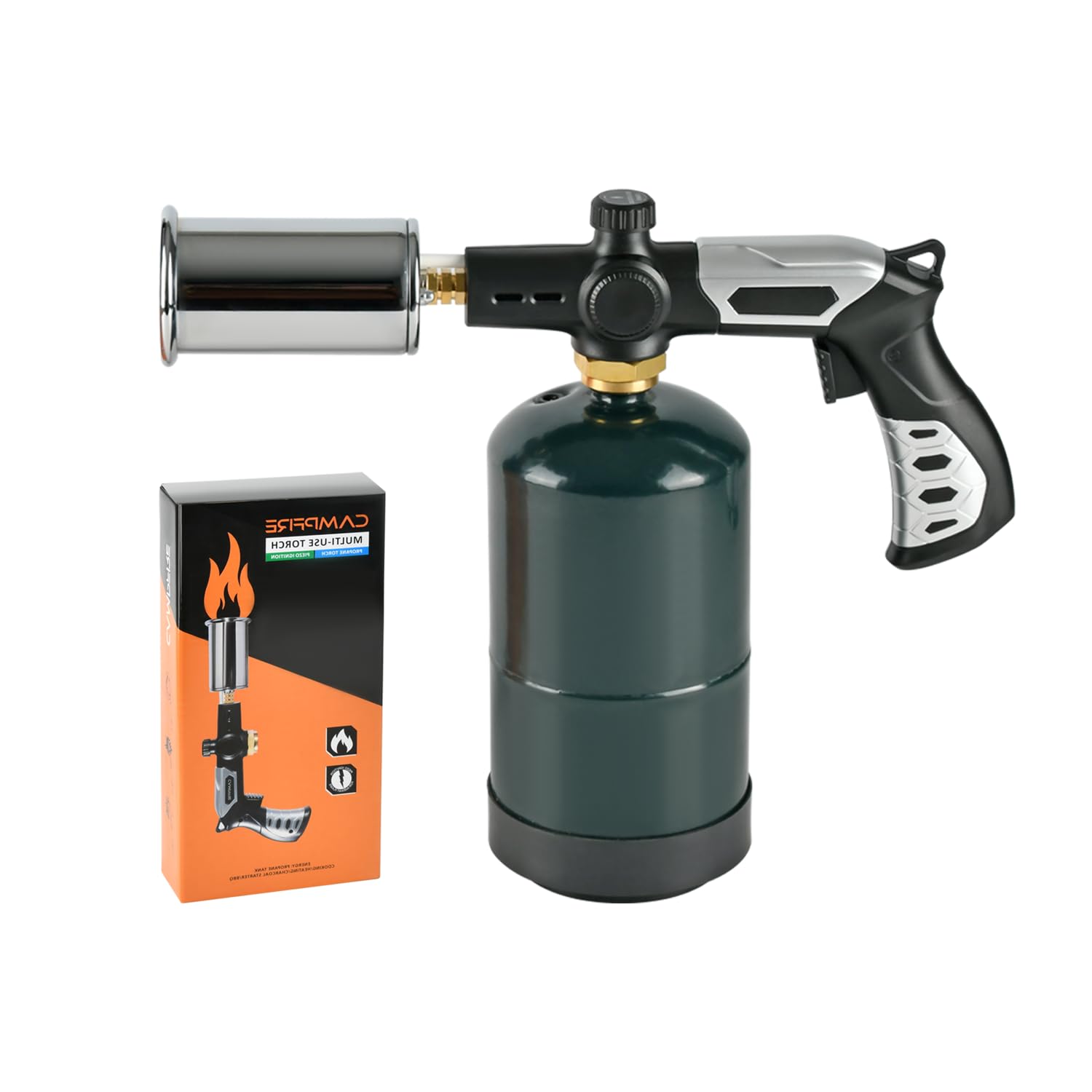 CAMPFIRE Powerful Grill Propane Torch,Adjustable Flame Kitchen Cooking ...