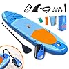 Valwix Inflatable Stand Up Paddle Board w/Electric Pump & Built-in ...