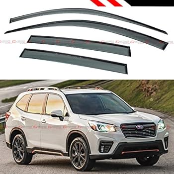 Amazon.com: Subaru 2019 2020 Forester Side Window Wind Deflectors Vent ...