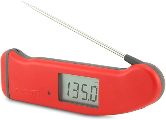 New! Backlit Thermapen Mk4 (Red) Professional Thermocouple Cooking ...