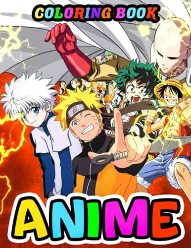 Anime Coloring Book 125 Page Mixed Anime Characters Of The Most Known anime-coloring-book-125-page-mixed-anime-characters-of-the-most-known