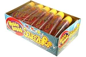 Amazon.com : Hubba Bubba Squeeze Pops Sweet Liquid Candy 18 Pack ...