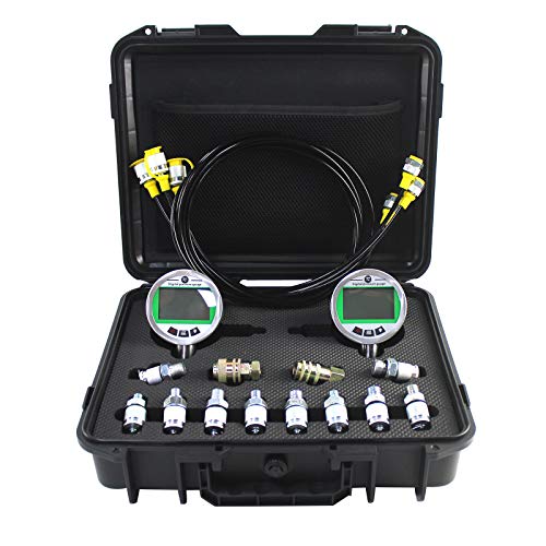 SINOCMP Digital Pressure Gauge Kit with 2 80MPA/12000PSI Pressure ...