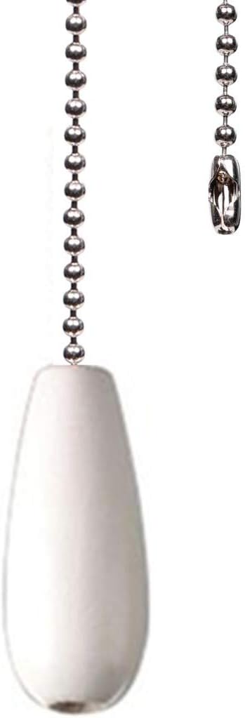 Ceiling Fan Chain Pulls White Wooden Pull Chain Extension for Ceiling ...