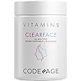 Amazon.com: Codeage Clearface Pantothenic Acid, Niacin Supplement, Vitamins A, C, D3, E ...