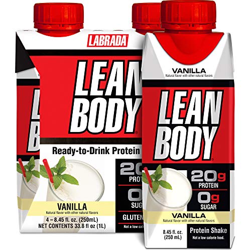 Lean Body Ready-to-Drink Vanilla Protein Shake, 20g Protein, Whey Blend ...