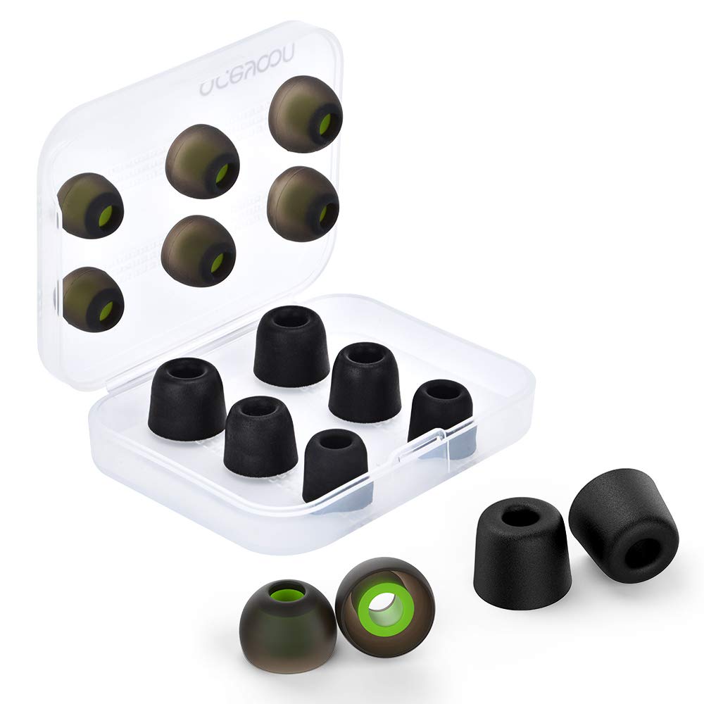 Buy aceyoon Ear Bud Replacement Pads 6 Pairs for 5mm-7mm Inear Earphone ...