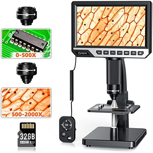 LCD Digital Microscope - 2000X Biological Microscope with Digital ...