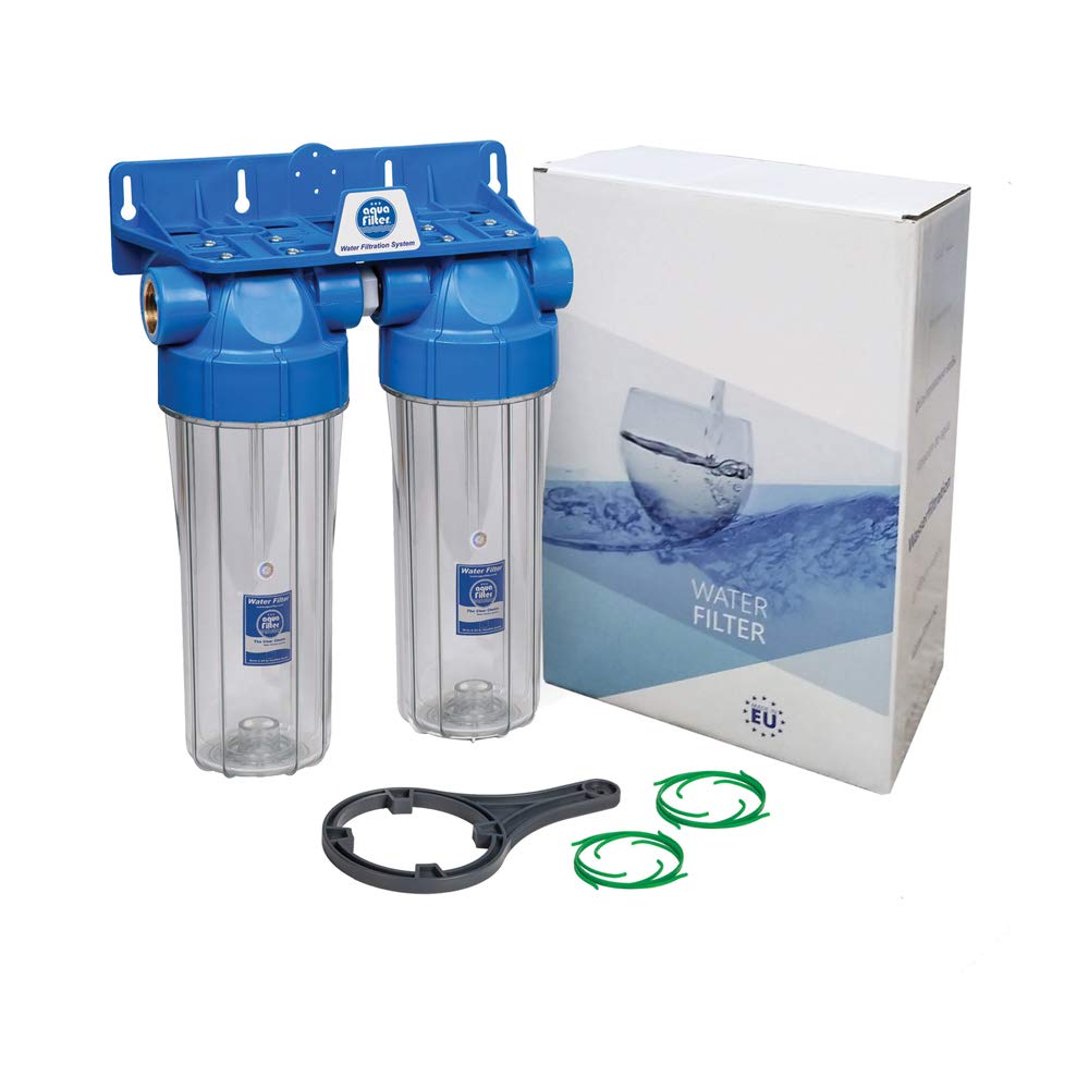 Aqua Filter Housing Set Two Stage Water Filtration System – BigaMart