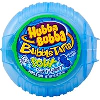 Amazon.com: Hubba Bubba Bubble Tape Sour Blue Raspberry 6 Feet Gum 56 ...