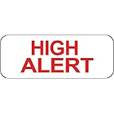 Amazon.com: Marketlab High Alert Labels in Blister Packs HIGH Alert ...