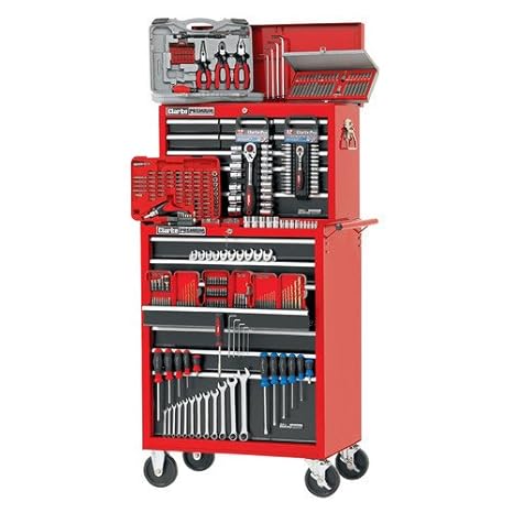CLARKE TOOL BOX CHEST & CABINET PLUS 322 TOOLS: Amazon.co.uk: DIY & Tools