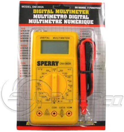 A.W. Sperry DM-360A 2 7 Function Digital Meter/Multimeter - - Amazon.com