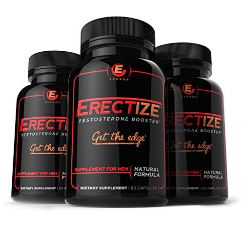 Erectize Testosterone Booster Pills for Men, Get The Edge, Male Formula ...