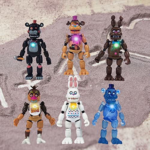 Feromio 6Pcs Inspired by Five Nights at Freddys Pizza Simulator ...