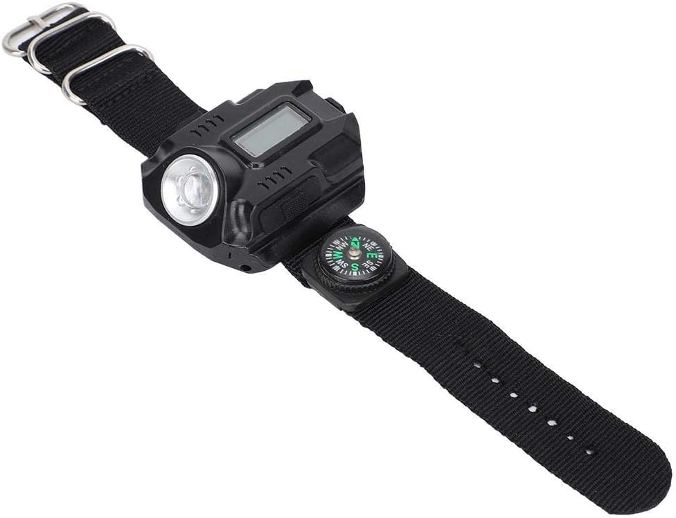 Alomejor Wristlight Rechargeable LED Torch Watch Waterproof Outdoor ...