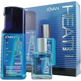 Amazon.com : Coty JOVAN HEAT MAN GIFT SET (FIRED UP COL SPRAY 8.4 + COL ...