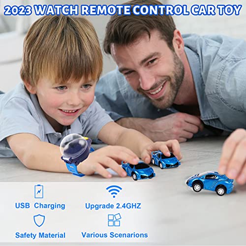 POSOUL Mini Remote Control Car Watch Toys RC Cars for Boys 8-12 4-7 3-5 ...