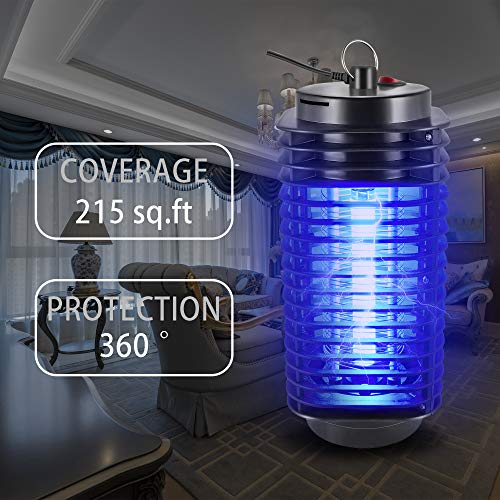 XMSTORE Bug Zapper, 2020 Upgrade Portable Standing or Hanging Zapper ...