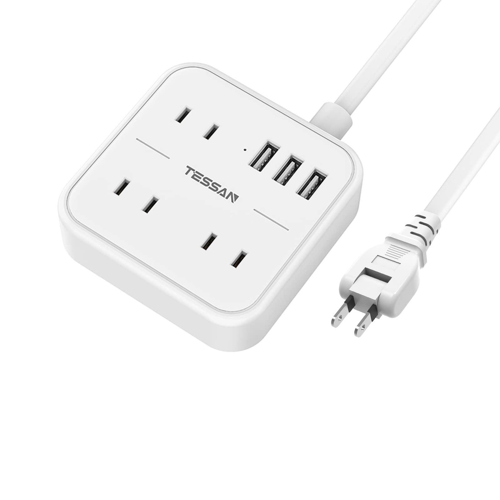 Mua TESSAN Extension Cord, USB Outlet, Power Strip Included, USB ...