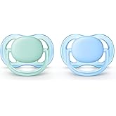 Amazon.com : Philips Avent Soothie Pacifier, 0-3 Months, Green - 6 Pack ...
