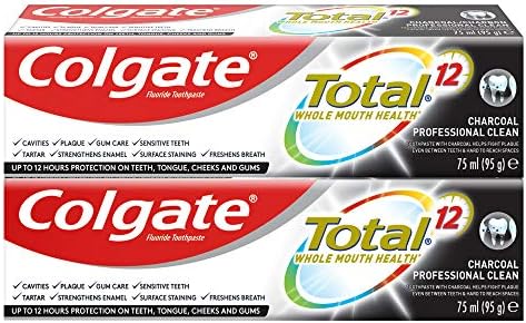 Colgate Total 12 Hour Protection Charcoal Deep Clean Toothpaste, 2 X 75 ml price in Saudi Arabia ...
