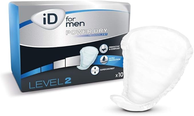 iD for Men Level 1+ Incontinence Pads (Pack of 10): Amazon.co.uk ...