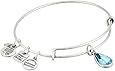 Amazon.com: Alex and Ani Living Water Charm Bangle Rafaelian Silver Finish Bracelet, CBD12LWRS ...