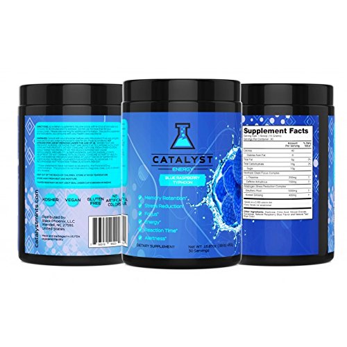 Catalyst Caffeinated Gaming Fuel Energy Powder Drink Mix | Brain Energy ...
