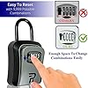 Key Lock Box for Outside - Realtor Lockbox for House Keys Outdoor ...