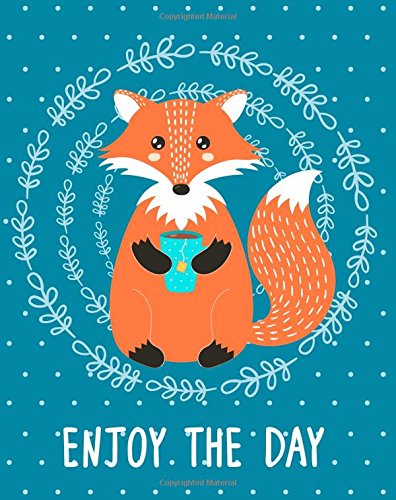 Amazon.com: Bullet Journal Notebook Cute Fox Drinking Tea - Enjoy The ...