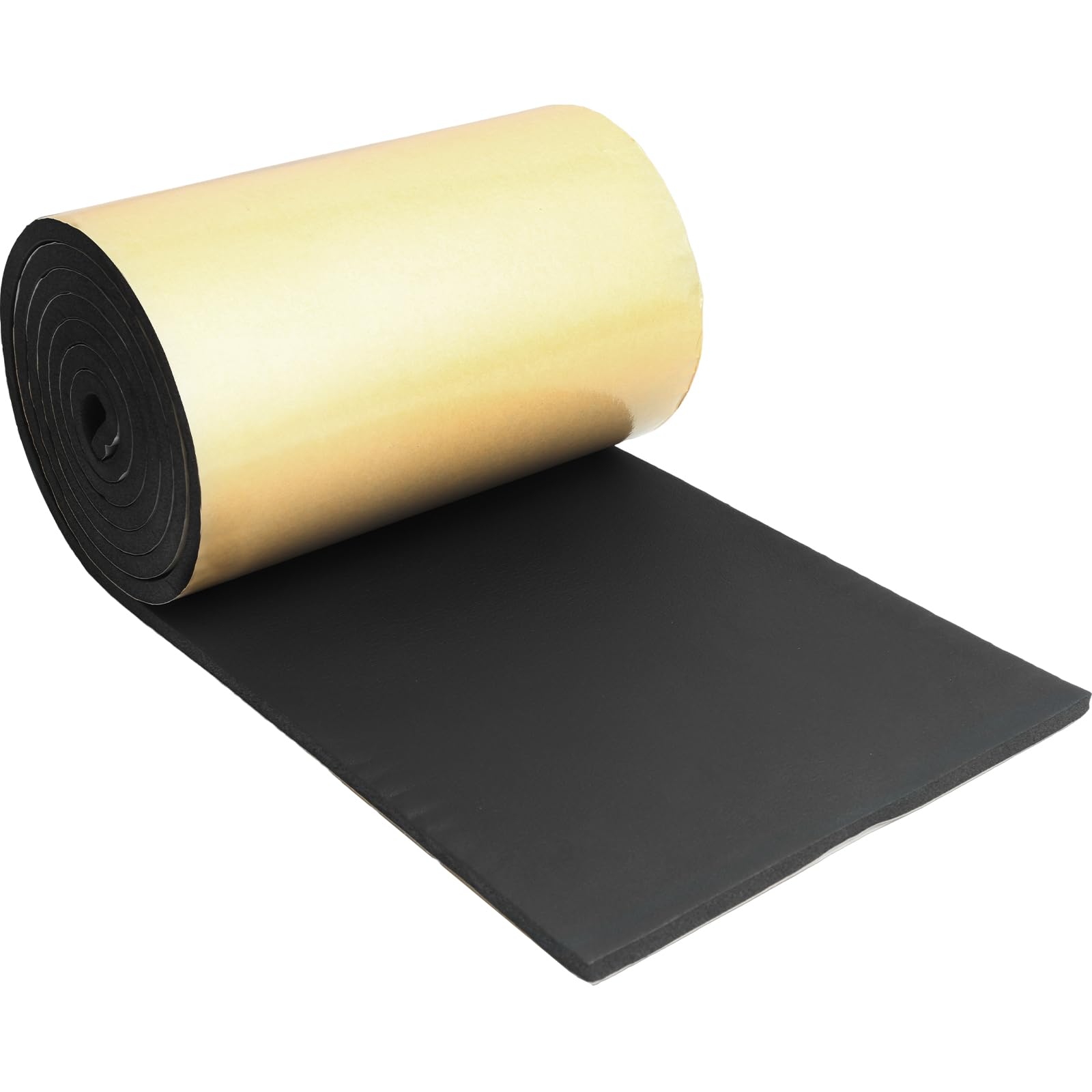 Storystore Foam Rubber Sheet with Adhesive, 12 x 118 x 1/8 Inch Closed Cell Insulation Neoprene ...