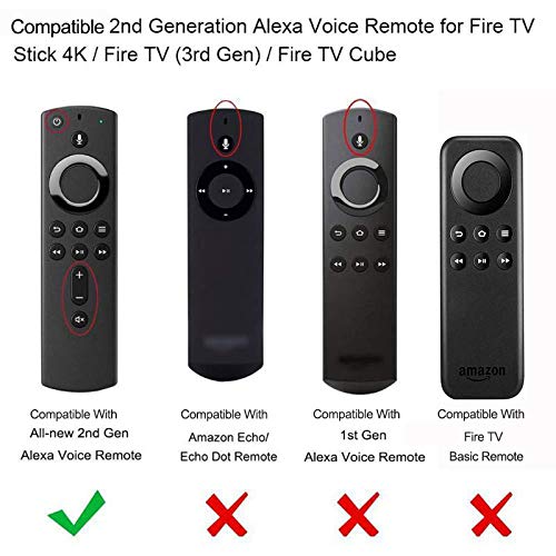 3 Pack FireStick Remote Cover - Auswaur FireSticksticktv 4K Silicone ...
