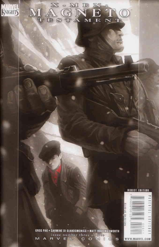 Amazon.com: X-Men: Magneto Testament #3 VF/NM ; Marvel comic book ...