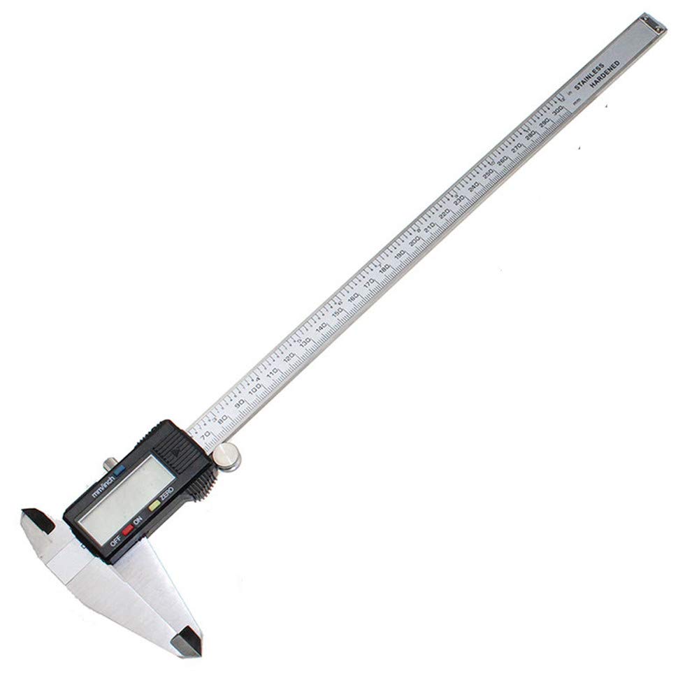 Calibradores digitales 300 mm LCD Herramienta de micrómetro Calibre a ...
