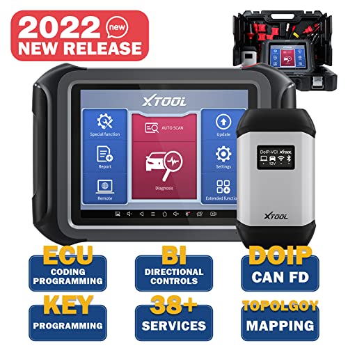 XTOOL D9 Pro (2022 New Model) Automotive Diagnostic Scan Tool with ECU Coding & Programming ...