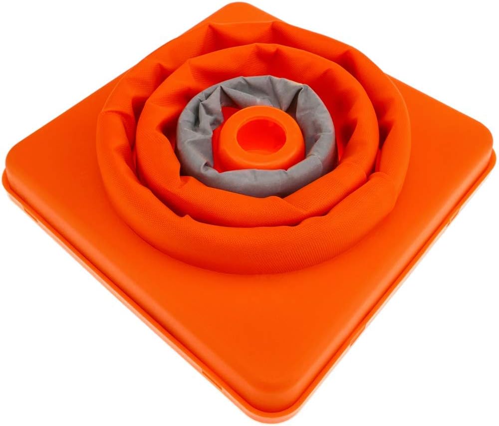 PrimeMatik – Traffic cone with signaling reflector and 32 cm folding ...