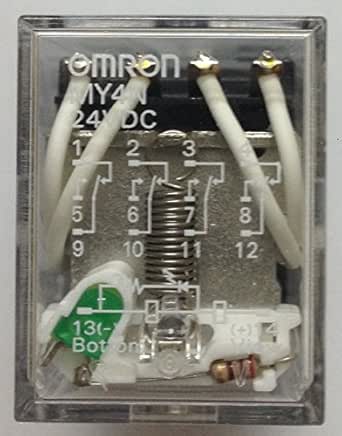 Amazon.com: Omron MY4N DC24 Relay 24VDC, 4PDT 3A: Industrial & Scientific