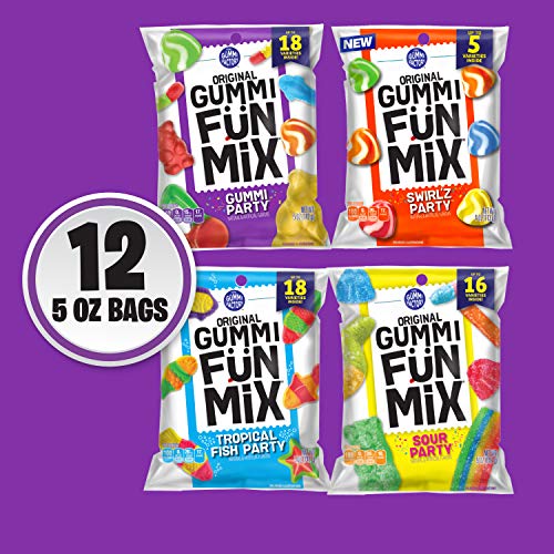 Original Gummi Fun Mix Gummy Candy Snacks Pack with Party, Variety ...