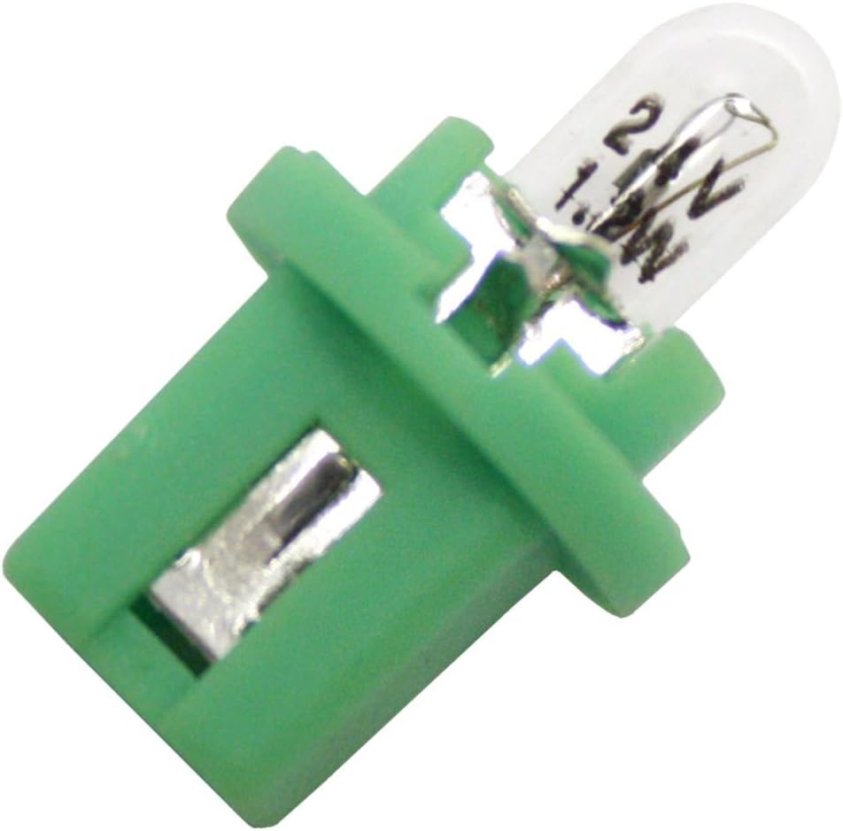 Eiko 2741MF 24V .05A T1-1/2 B8.5D MF Base Halogen Bulbs, 2mm x 8.3mm ...