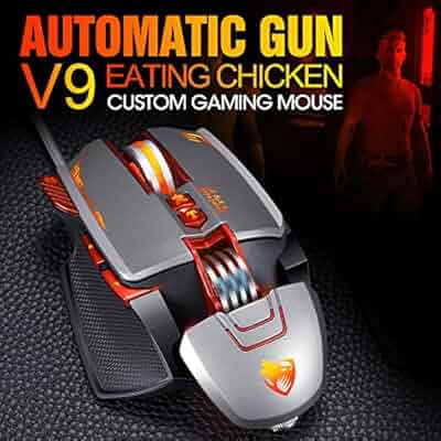 Amazon.com: T-WOLF V9 Gaming Mouse Wired [3200 DPI] [Programmable ...
