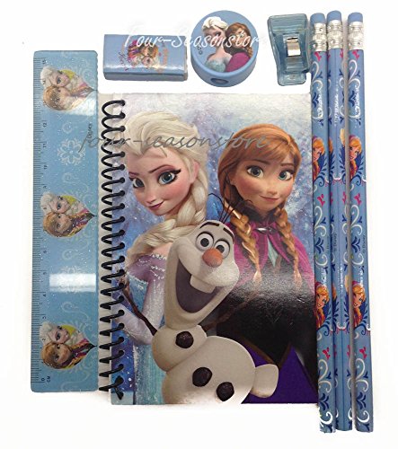 Disney Frozen Queen Elsa and Princess Anna Stationary Kit - Baby Blue ...