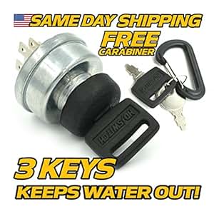 Amazon.com : Cub Cadet Ignition Key Switch 1861 1862 2082 2084 2086 ...