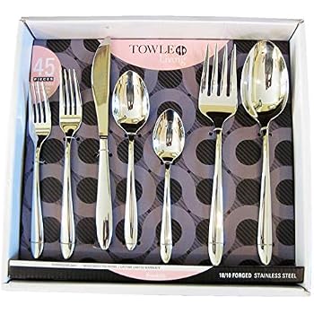 Amazon.com | Towle Living 5225316 Flamingo Flatware set, 20-Piece ...