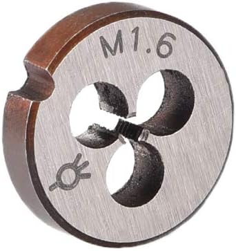 Amazon.com: uxcell M1.6 X 0.35 Metric Round Die Machine Thread Die ...