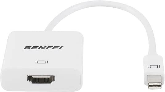 Benfei Mini DP DisplayPort Thunderbolt Male to HDMI DVI VGA Femal ...